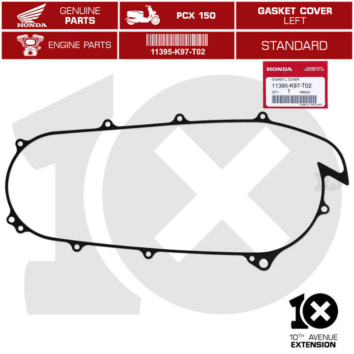 Honda Genuine Crankcase Gasket Cover Left Part No.11395-K97-T02 for PCX ...