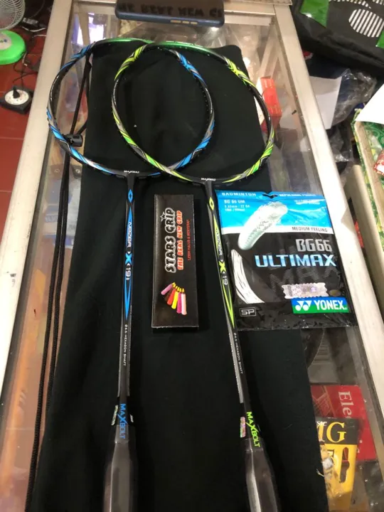 Raket Badminton MAXBOLT NEZER X 19 (Berat 65 gram) ORIGINAL 1000% ...