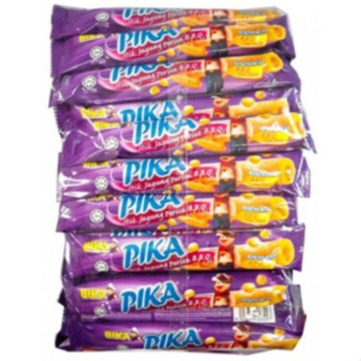 Bika Bagi Bagi Stick Corn Snack 10g x 40pkt BBQ | Lazada