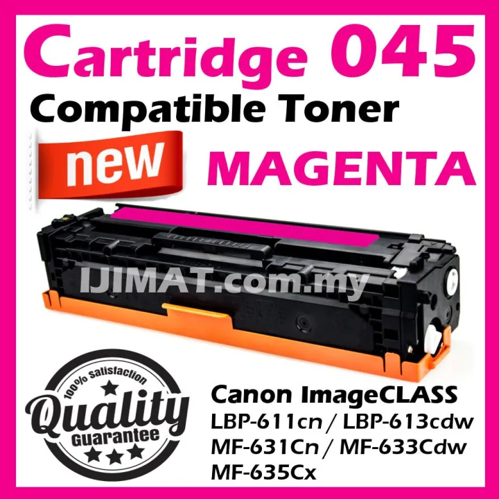 Compatible Color / Colour Laser Toner Cartridge CRG045M Magenta Canon 045 CRG045 CART045 CRG ...