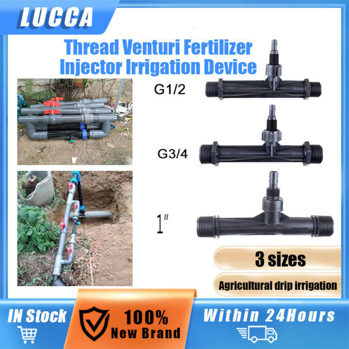 1/2" 3/4" 1" Thread Venturi Fertilizer Injector Drip Irrigation Device Automatic Agriculture ...