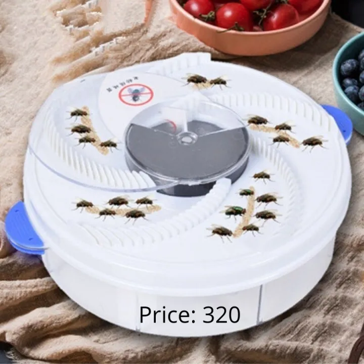 Electric Fly Trap, Fly Trap Device Insect Catcher Automatic Flycatcher ...