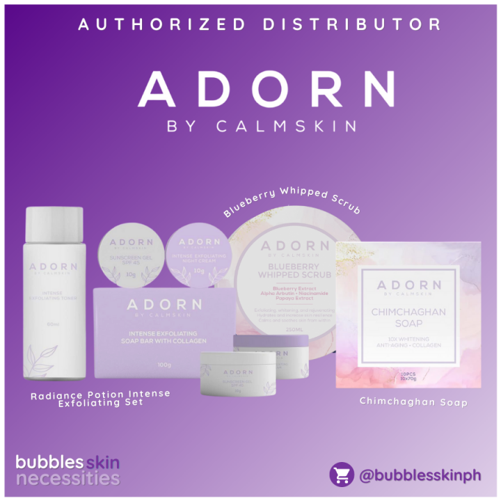 ADORN BY CALMSKIN Blueberry Whipped Scrub Radiance Intense Exfoliating ...