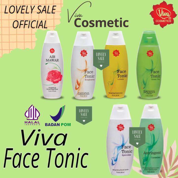 VIVA Face Tonic Toner Penyegar Wajah Muka 100ml | Lazada Indonesia