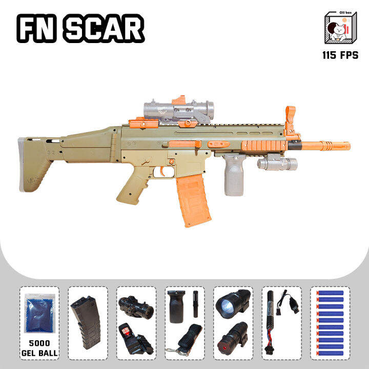 ของเล่นไฟฟ้า fn Scar ของเล่นกลางแจ้ง ของเล่นเด็ก Gel Blaster ของเล่น ...