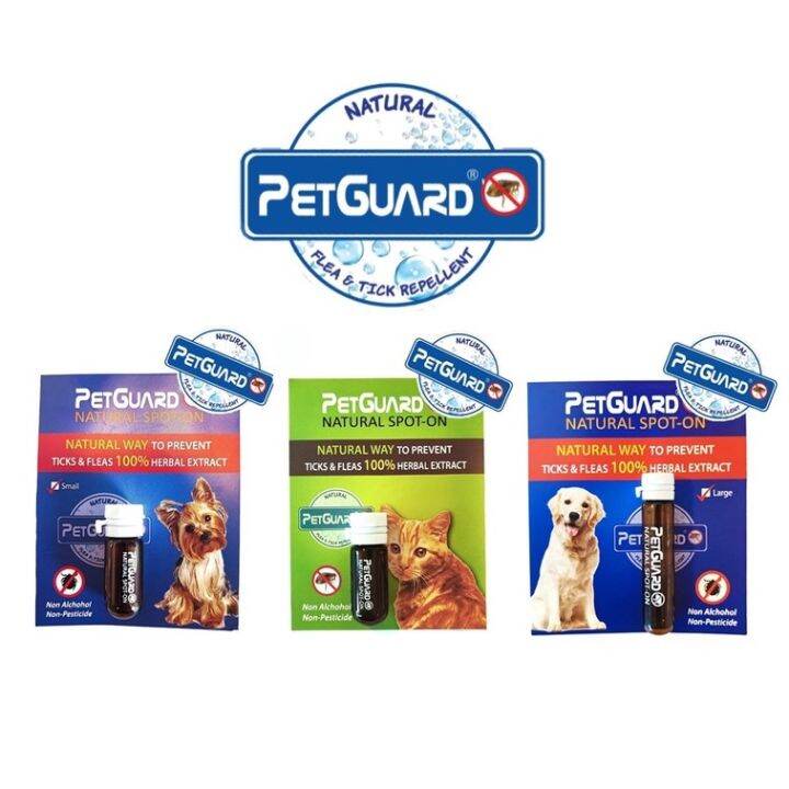 PETGUARD Natural Spot-on Anti Fleas Ticks Treatment | READY STOCK | | Lazada