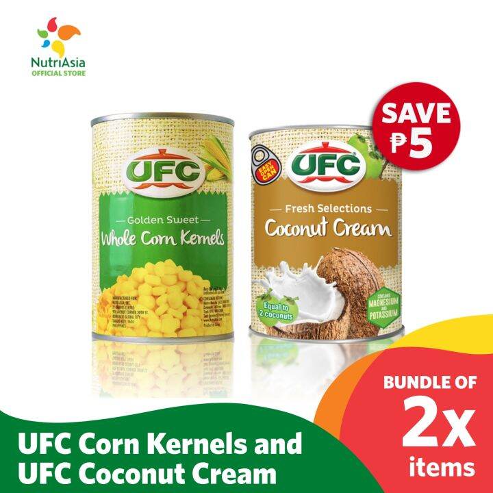UFC Coconut Cream 400ml and Corn Kernels 425g | Lazada PH