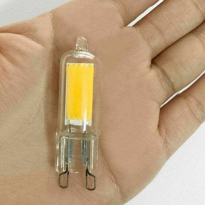 Ranpo 5/10Pcs AC 220V Mini G9 LED COB Bulb 3W 5W Glass Crystal Lights ...