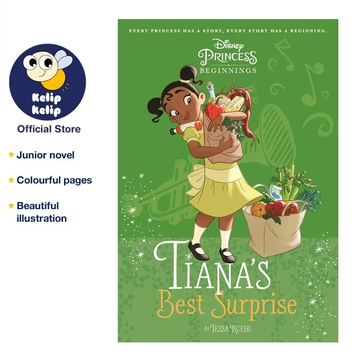 Disney Princess Tiana's Best Surprise Junior Novel Storybook With ...