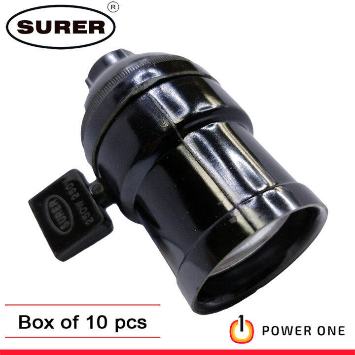 Surer 602 Keyed Socket, E27 [Box of 10pcs] | Lazada PH