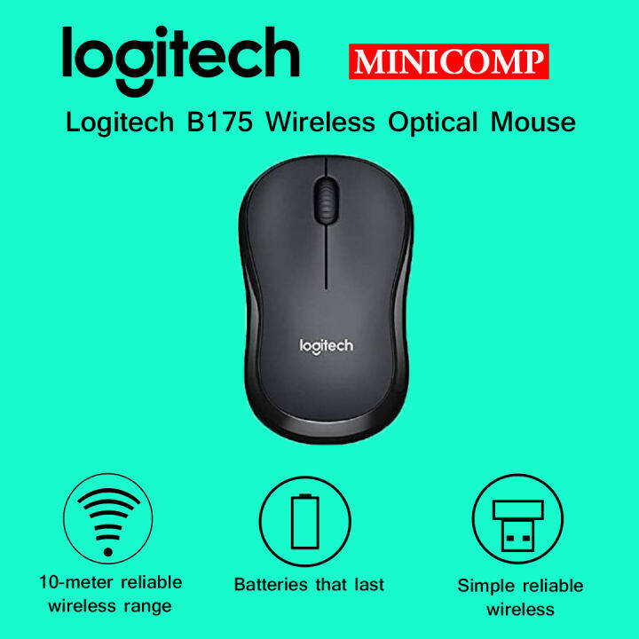 Logitech B175 Wireless Optical Mouse | Lazada