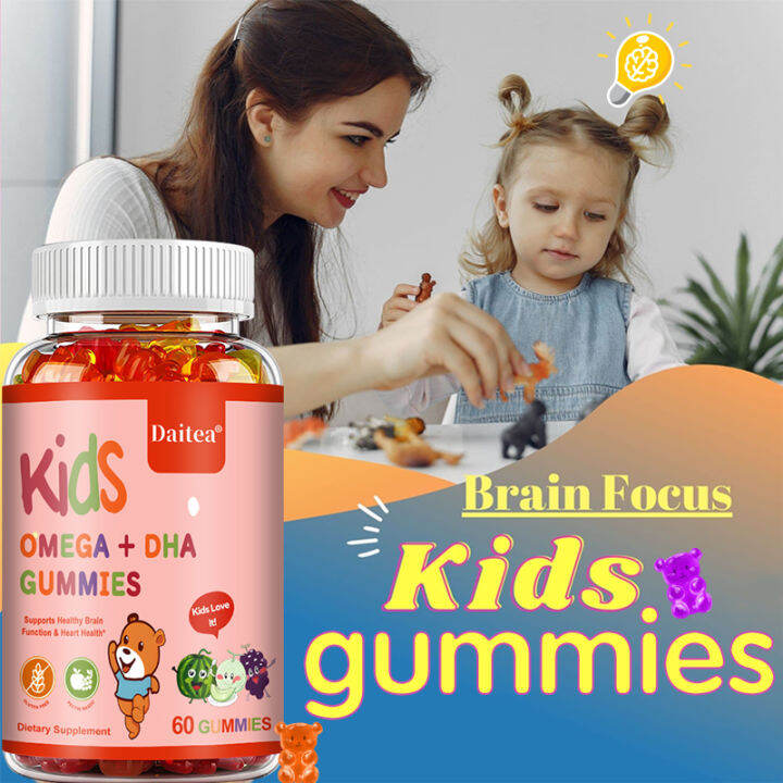 Kids' Omega Gummies - Nourishes the brain, boosts IQ, heart health ...