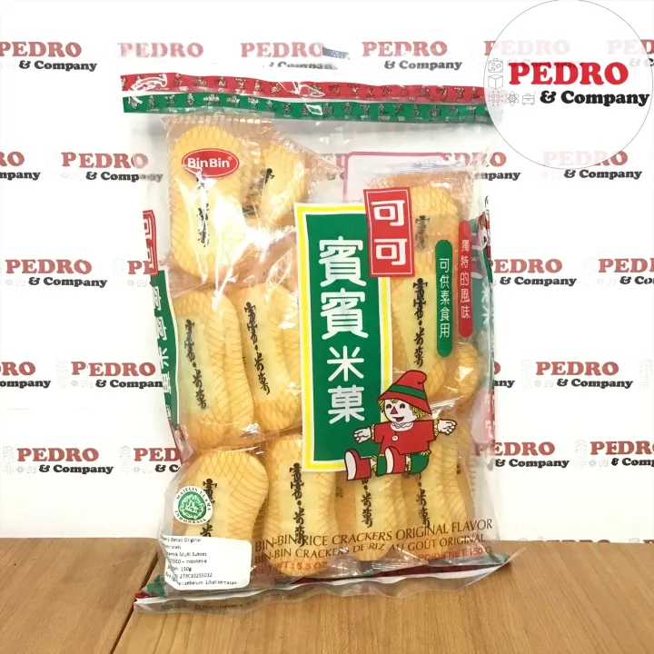 Bin bin crackers krekers beras rasa ORIGINAL 150 gram - snack beras ...