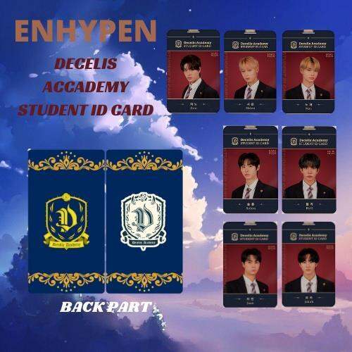 【The New! 】 ENHYPEN ALL SET STUDENT ID DARK MOON PHOTOCARDS | Lazada PH