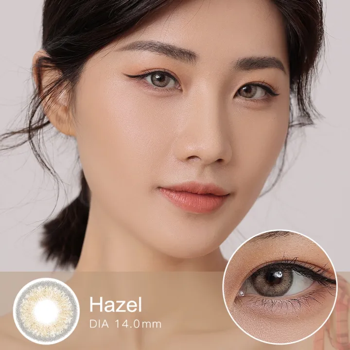 SOFTLENS IMPORT KOREA M HAZEL ORIGINAL MASA PAKAI 1 TAHUN GRATIS TEMPAT ...