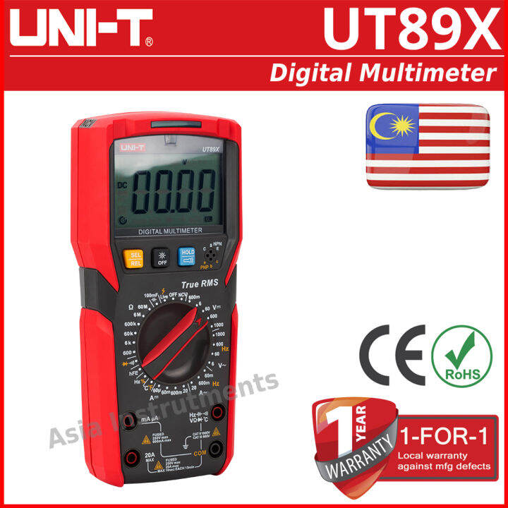 Uni-T UT89X UT89XD Digital Multimeter | Lazada