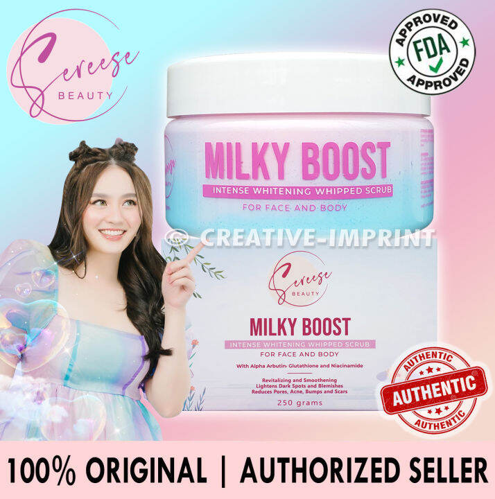 Sereese Beauty Milky Boost Intense Whitening Whipped Scrub 250g ...