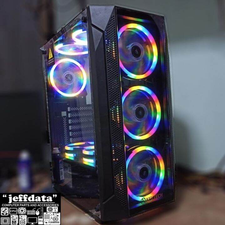 Brand New Keytech T1000 Gaming Case Bundle Combo WIth 4x RGB FAN ...