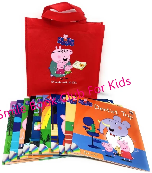 [In Stock] Peppa Pig Book and CD Collection in a Bag (หนังสือภาษาอังกฤษ ...