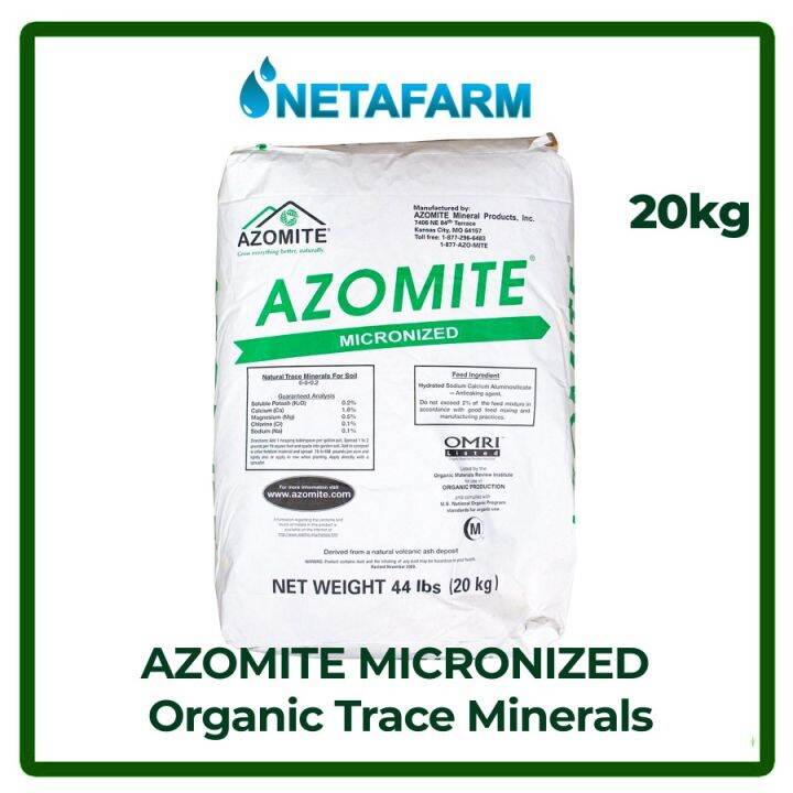 AZOMITE MICRONIZED Trace Minerals Mikro Organik - 1 zak 20kg | Lazada ...
