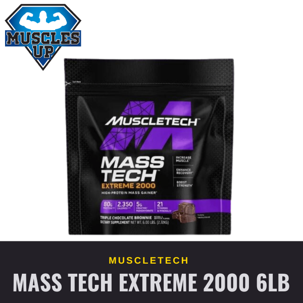 【AUTHENTIC】MuscleTech Mass Tech Extreme 2000 6Lbs | Lazada