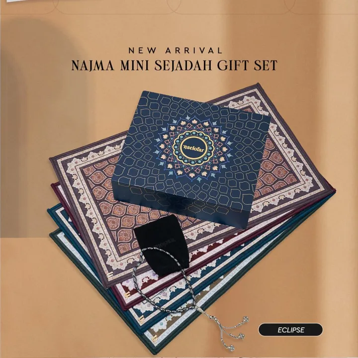 NAJMA MINI SEJADAH GIFT SET BY NAELOFAR (100% ORIGINAL) COMES WITH ...