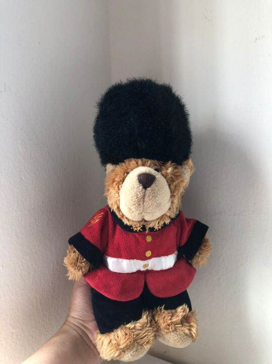 plush British bear. Keel Toys. outfit. Queens Royal guard. 12 inch ...