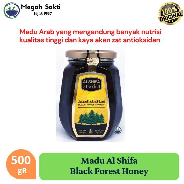 Al Shifa Black Forest Honey 500gr - Madu Asifa Import Arab Original ...