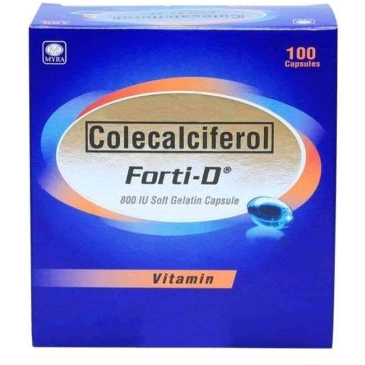 FORTI-D Vitamin D3 800iu 100 Capsules | Lazada PH