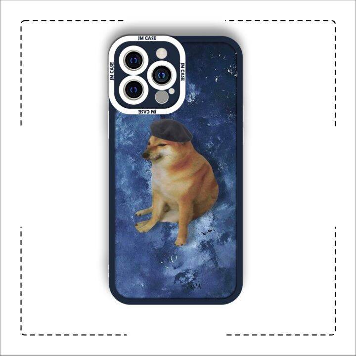 Ốp lưng iphone cạnh vuông JMCase Cheems Họa Sĩ Meme Cheems Dodge /8plus ...