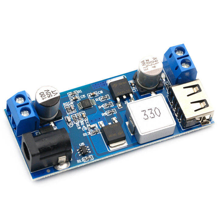 Replace LM2596S DC-DC 24V/12V To 5V 5A Step Down Power Supply Buck Converter Adjustable USB Step ...