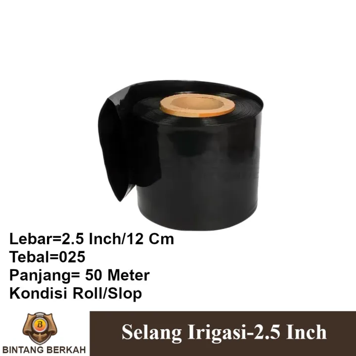 Selang Irigasi Selang Plastik Hitam Ukuran 2.5 Inch Pertanian Pertanian ...