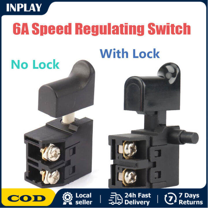 1Pcs 250V Trigger Push Button Switch Electric Drill Planer Trigger ...