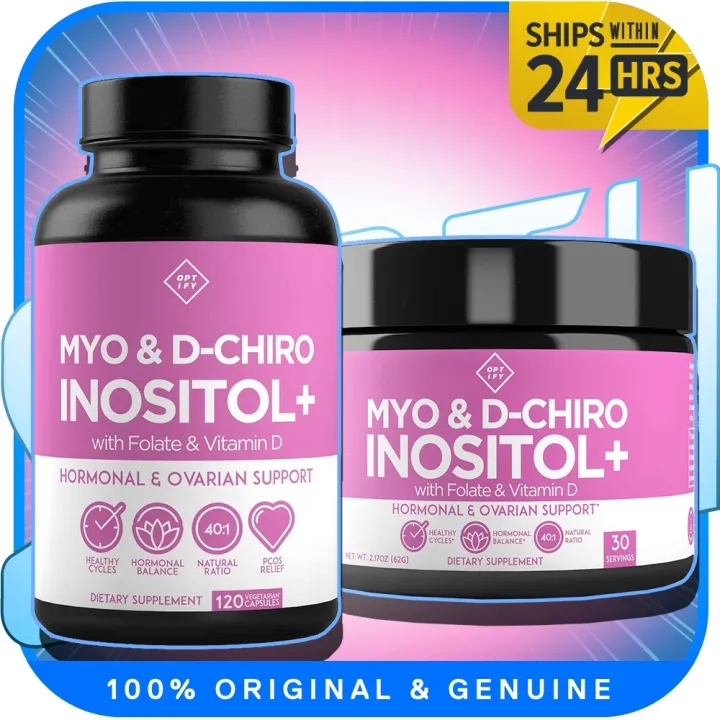 Optify Myo Inositol And D Chiro Inositol Plus Folate And Vitamin D