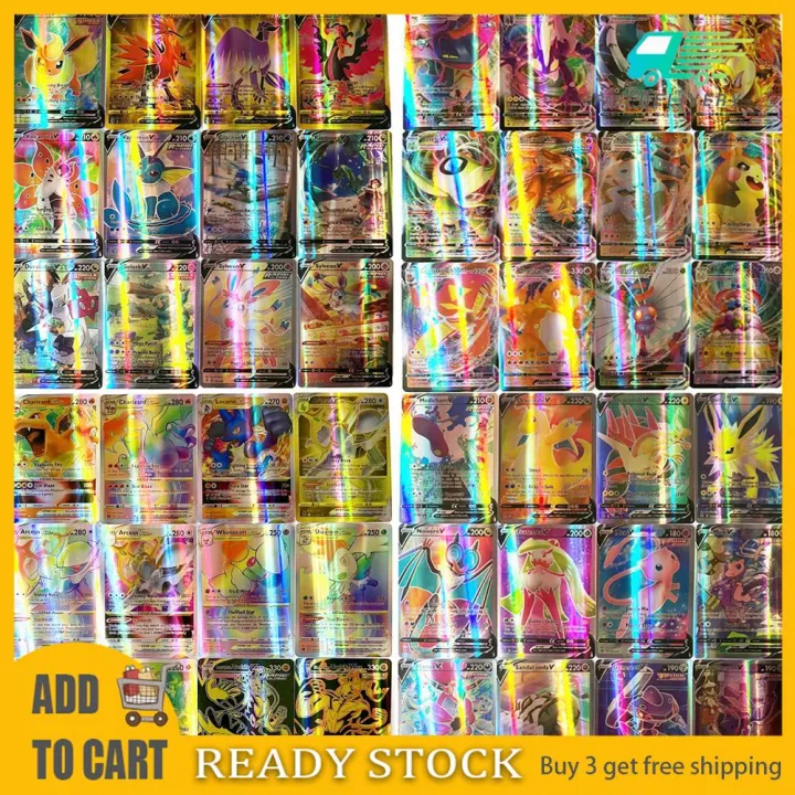 200Pcs Anime Cards Set Cartoon Game Cards Kids Trading Cards Board Game ...