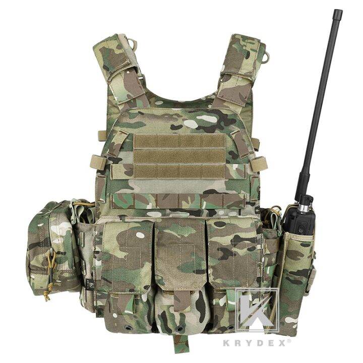 KRYDEX Tactical Modular MOLLE Vest LBT-6094A Multicam Plate Carrier ...
