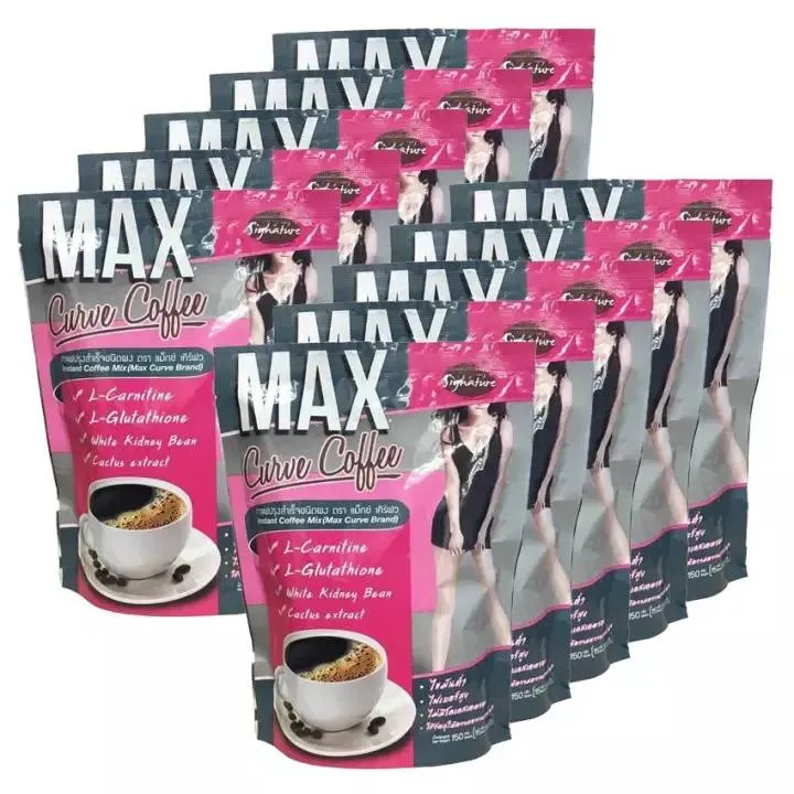 Signature กาแฟ Max Curve Coffee Sugar free (10 ห่อ) | Lazada.co.th