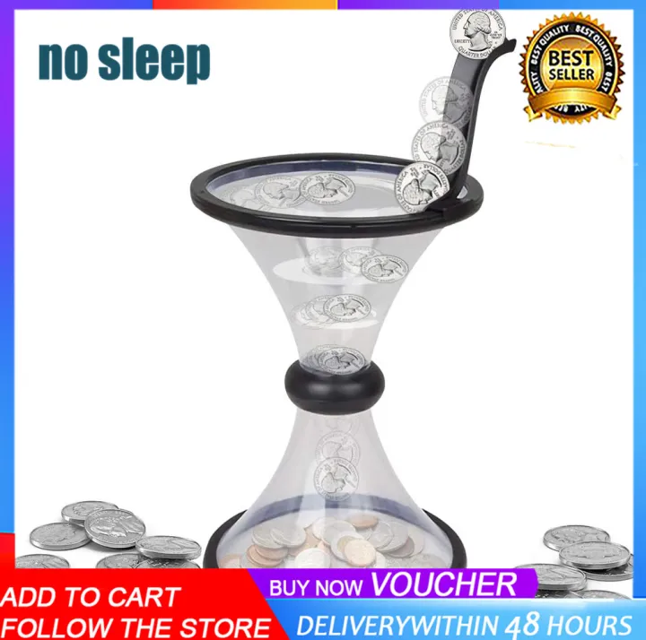 Cyclone piggy bank, coin piggy bank that can be played, gravity ...