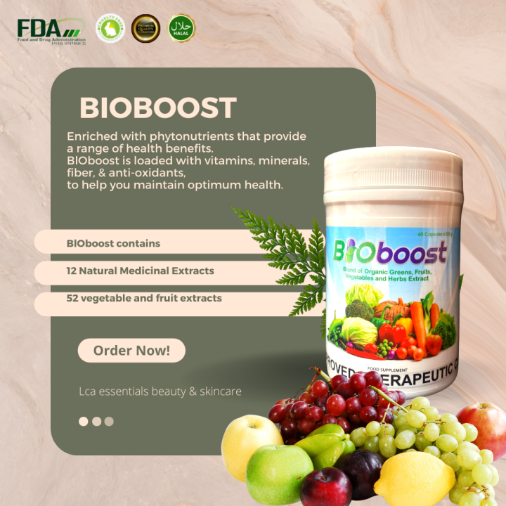 Bioboost Blend of Organic Greens, Fruits, Vegetables and Herbs Extract ...