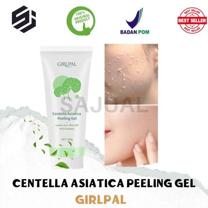 SAJUAL - GIRLPAL Centella Asiatica Peeling Gel Facial Glowing Blackhead Cleaner Body Exfoliating ...