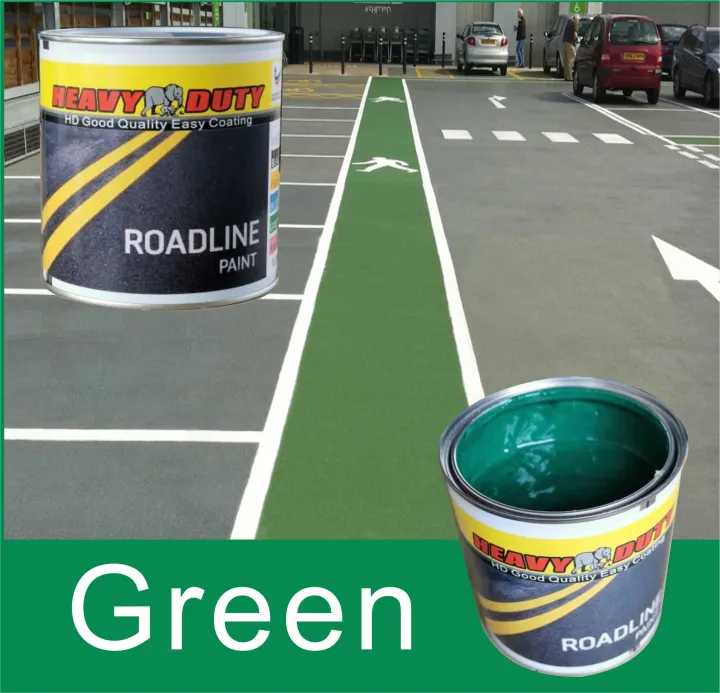 GREEN ( 5L ) ROADLINE PAINT / ROAD MARKING PAINTS SINGLE PACK ...