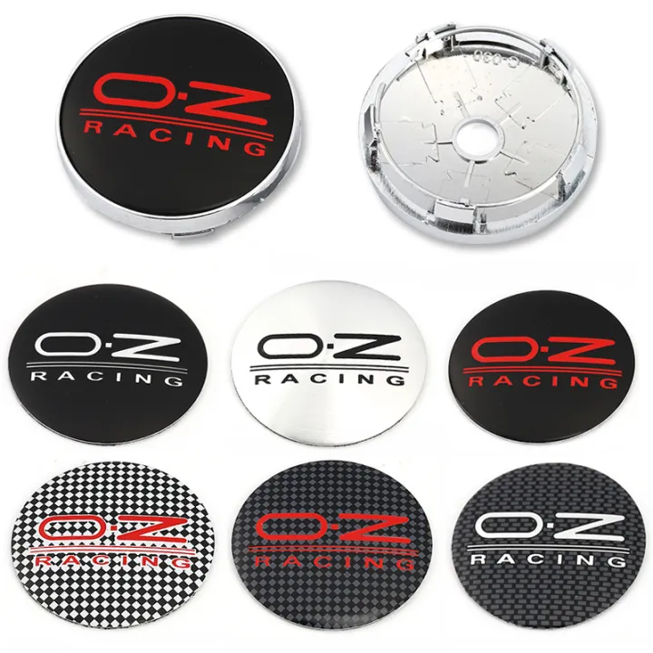 56มม. O.Z OZ Racing Wheel Center Caps สติกเกอร์สำหรับ Ford Focus BMW ...