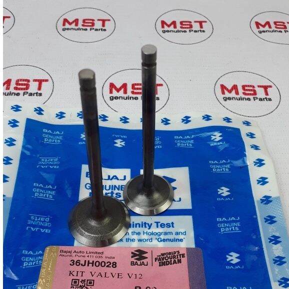 Kit Valve CT125 / Intake & Exhaust Valve CT125 Bajaj Genuine Parts ...