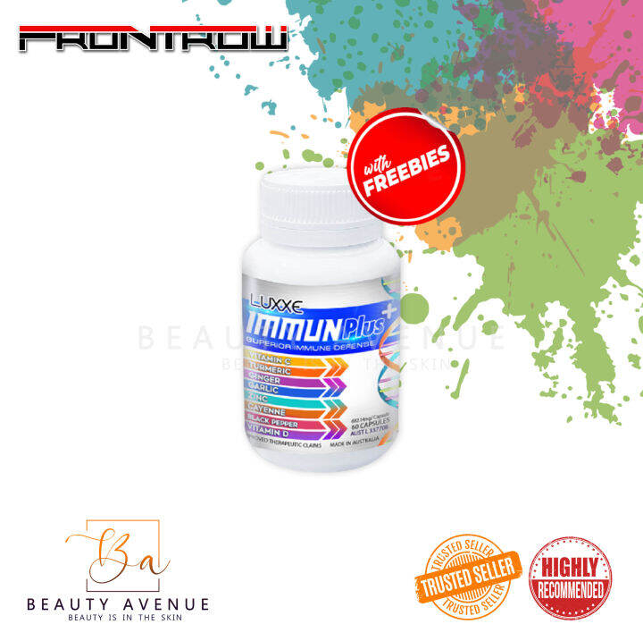 LUXXE FRONTROW IMMUNPLUS 60 CAPSULES | Lazada PH