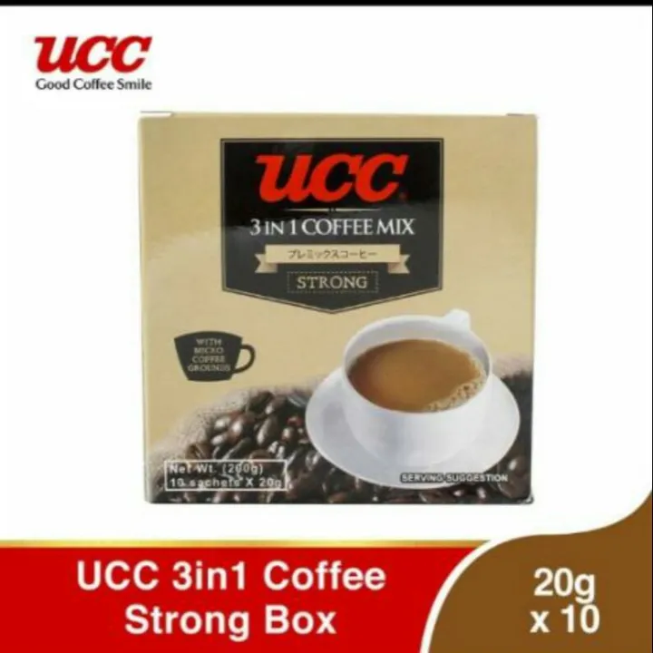 UCC STRONG RED 3in1 COFFEE 20g x10 | Lazada PH