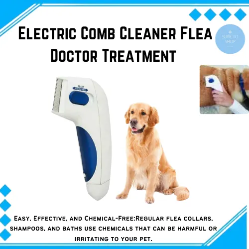 Original Electric Comb Cleaner Flea Doctor Treatment Electronic ...