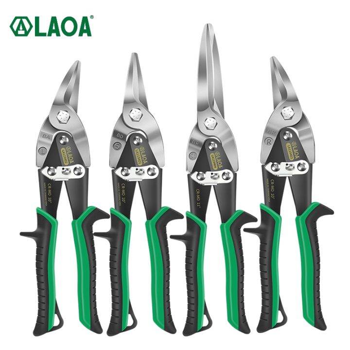 LAOA Tin Metal Sheet Cutting Scissor Pvc Pipe Cutter Iron Scissors ...