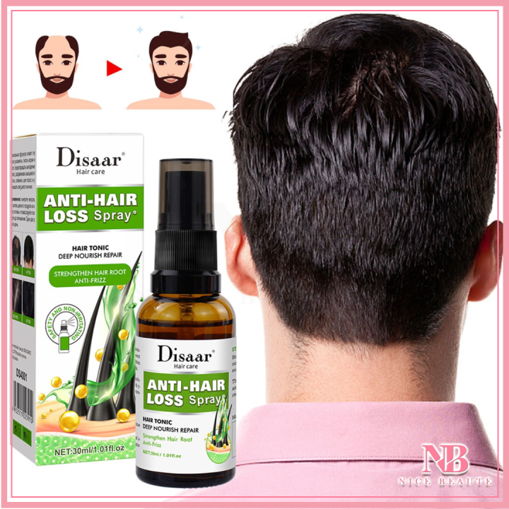 DISAAR ANTI HAIR LOSS SPRAY NOURISHING REPAIRING 30ML (DS4001) | Lazada