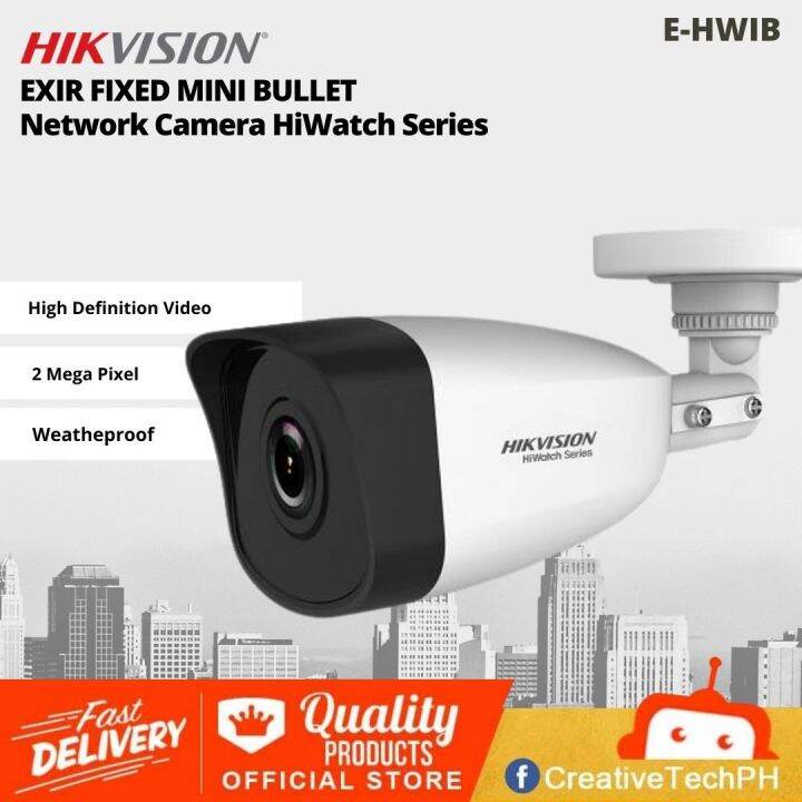 HIKVISION CCTV Camera EXIR Fixed Mini Bullet Network Camera HiWatch ...