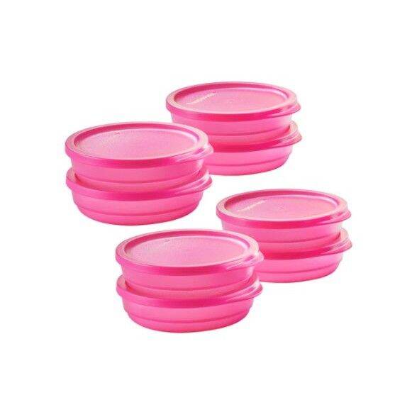 Tupperware Summer Fresh Round Small Set 200ml | Lazada